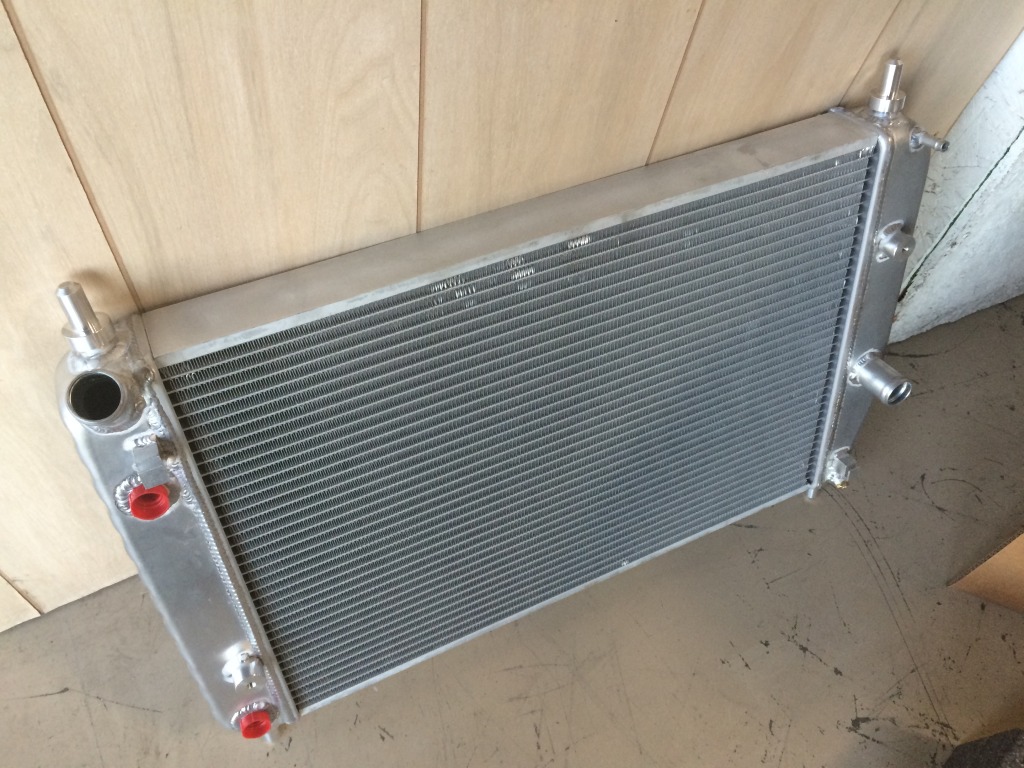 Racing Z06 gets 4 core radiator | Serious HP